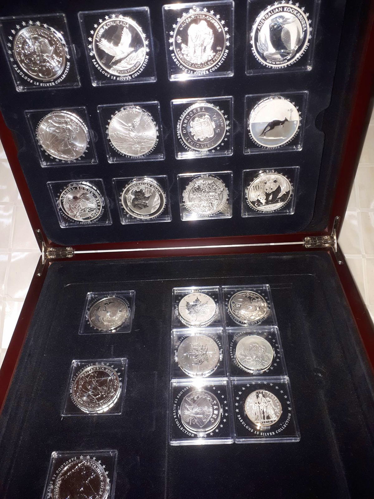 Collection pièces argent "Les 15 monnaies fabuleuses" sur Gens de Confiance